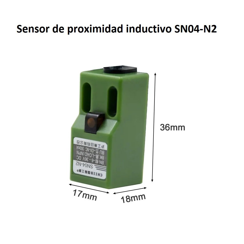 Sensor de proximidad inductivo SN04-N2 - IN CNC
