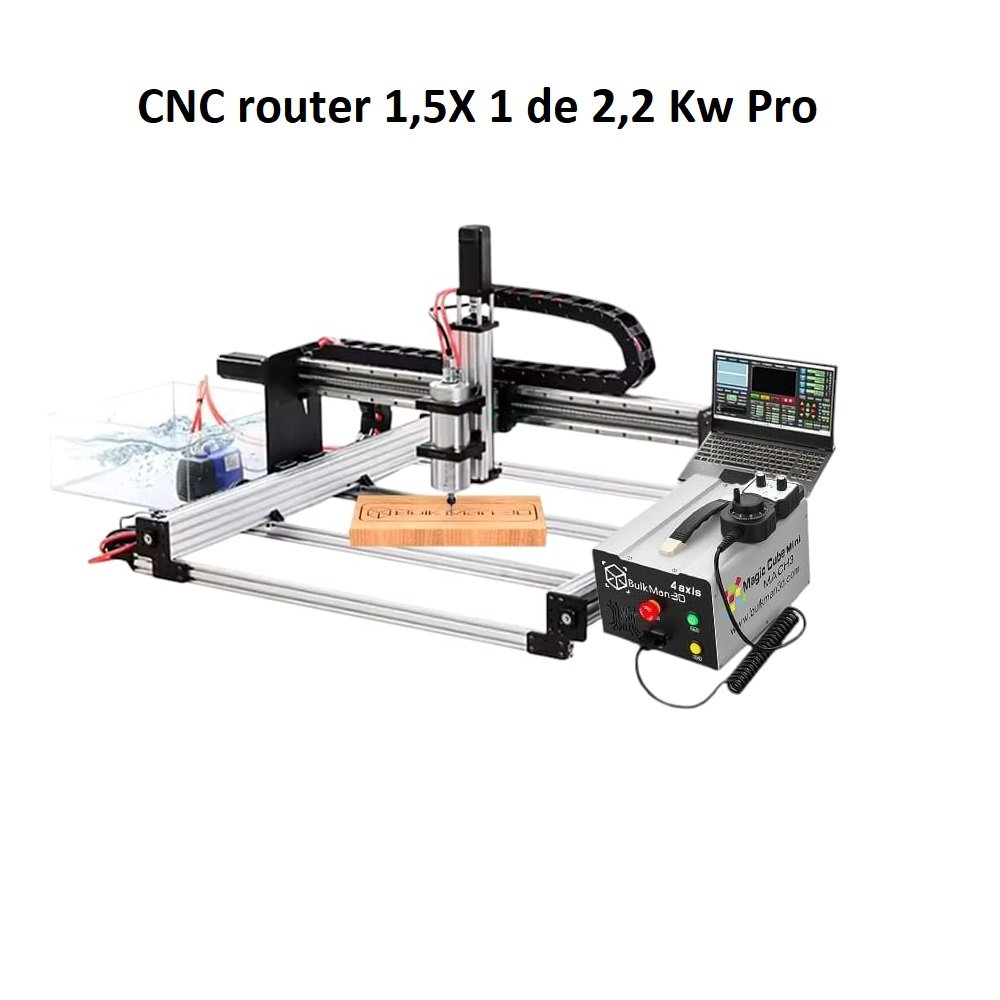 CNC router 1,5X 1 de 2,2 Kw Pro - IN CNC